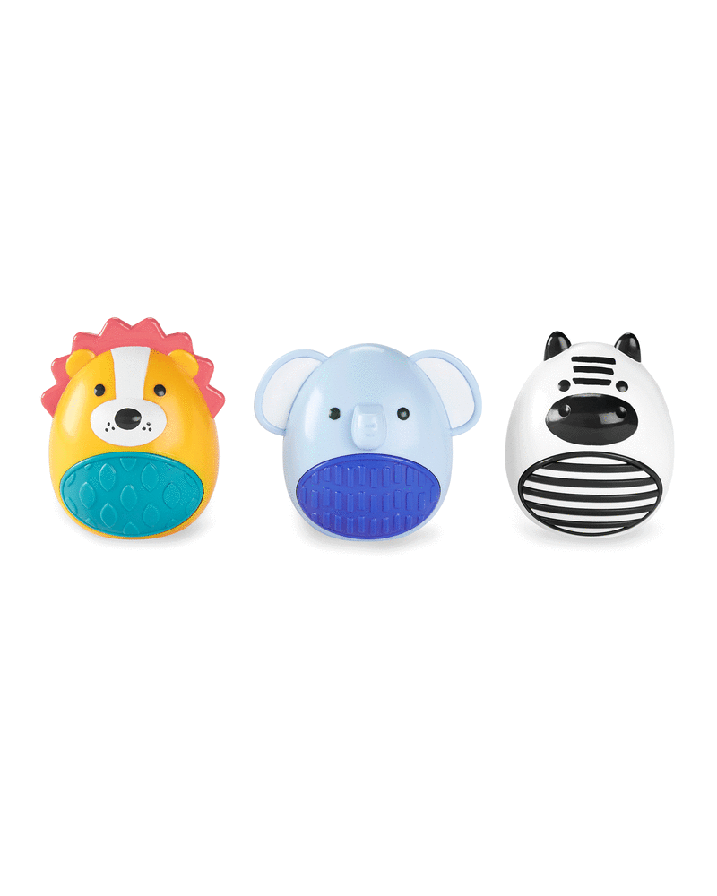 Multi Baby Jungle Beats Baby Egg Shaker Set of 3 | carters.com
