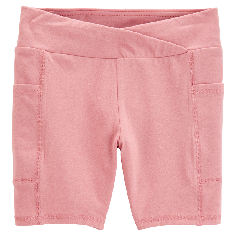 Pink Kid High-Rise Bike Short | carters.com