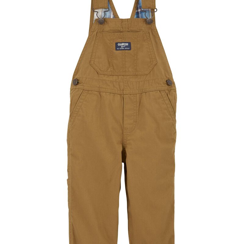 Khaki Toddler Lightweight Canvas Overalls | carters.com