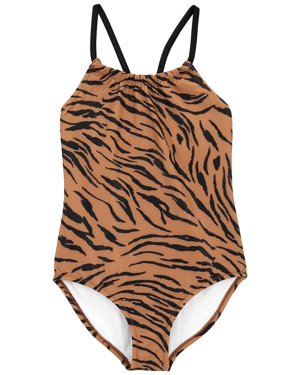 Brown Kid 1-Piece Tiger Swimsuit | carters.com Brown Kid 1-Piece Tiger Swimsuit | carters.com