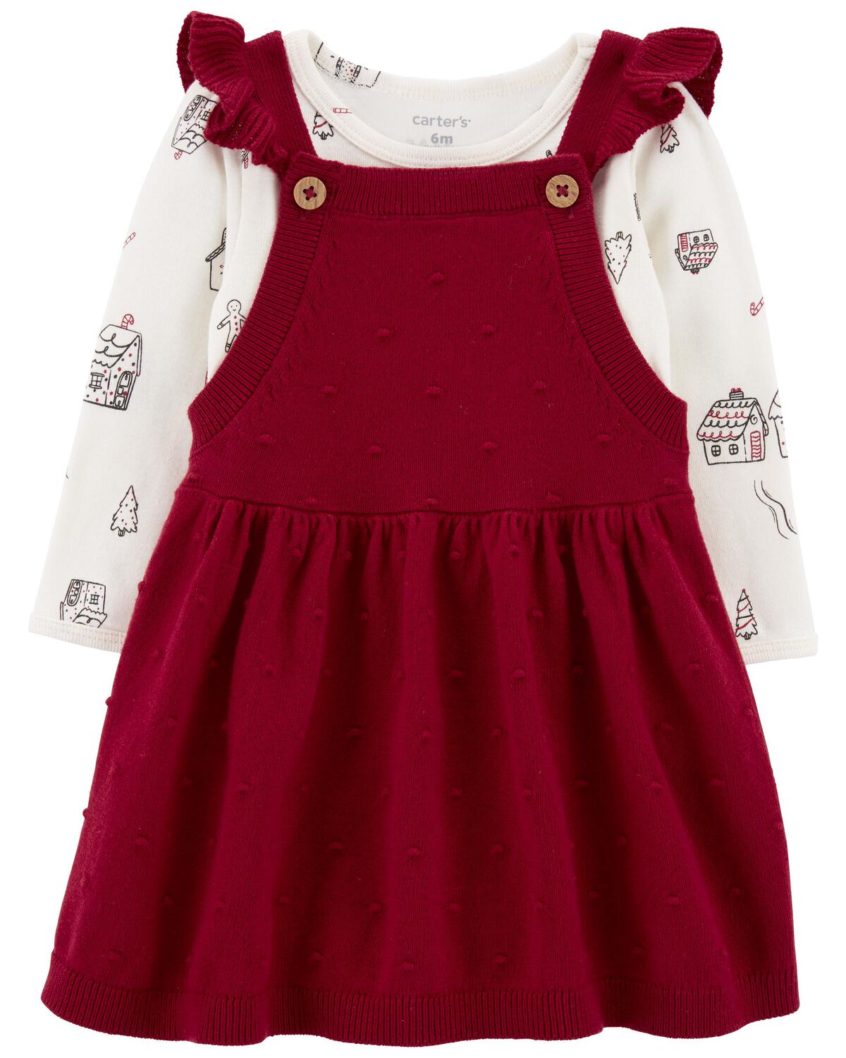 Red/White Baby 2-Piece Bodysuit & Jumper Set | carters.com